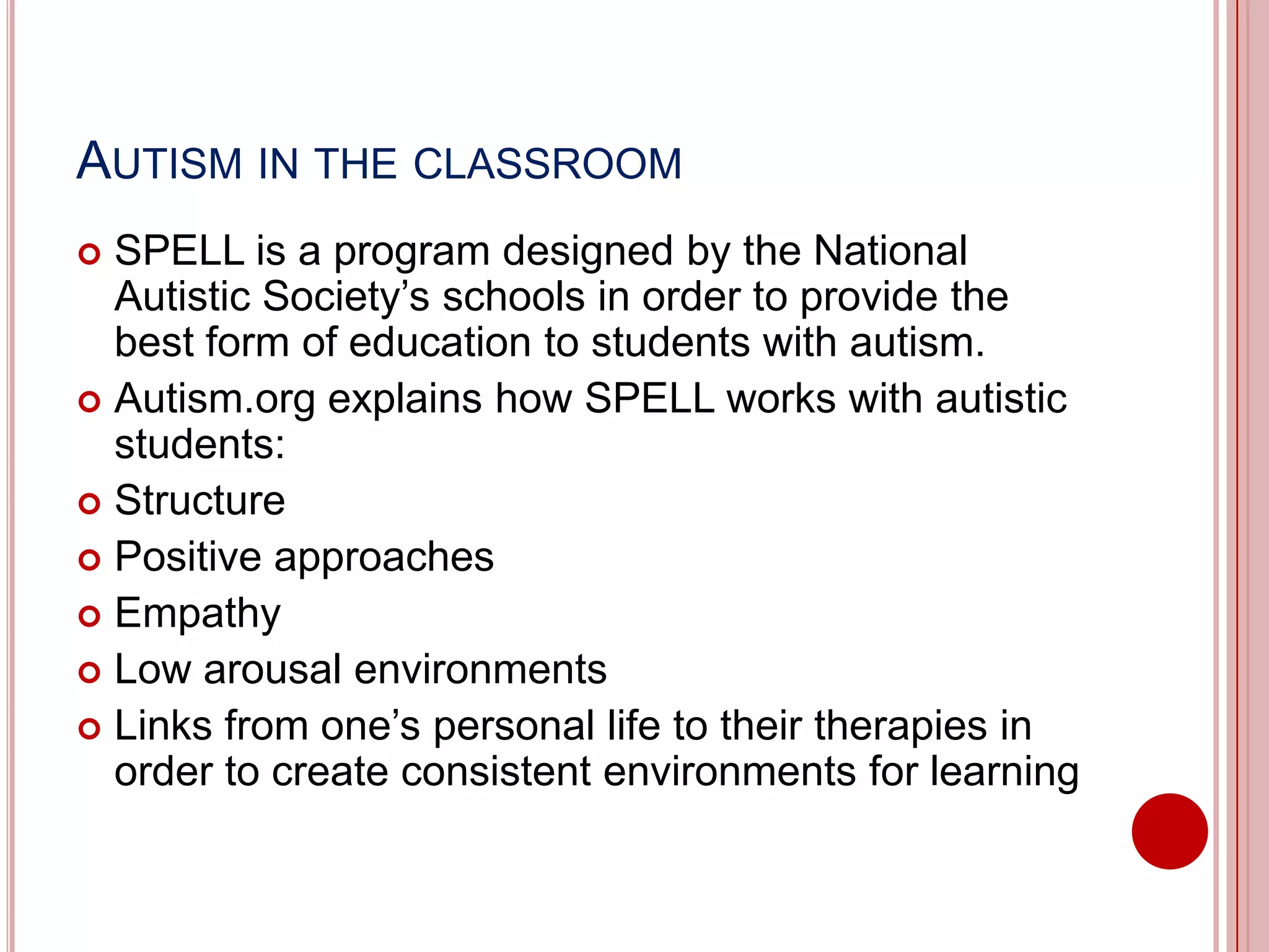 Autism pp | PPTX
