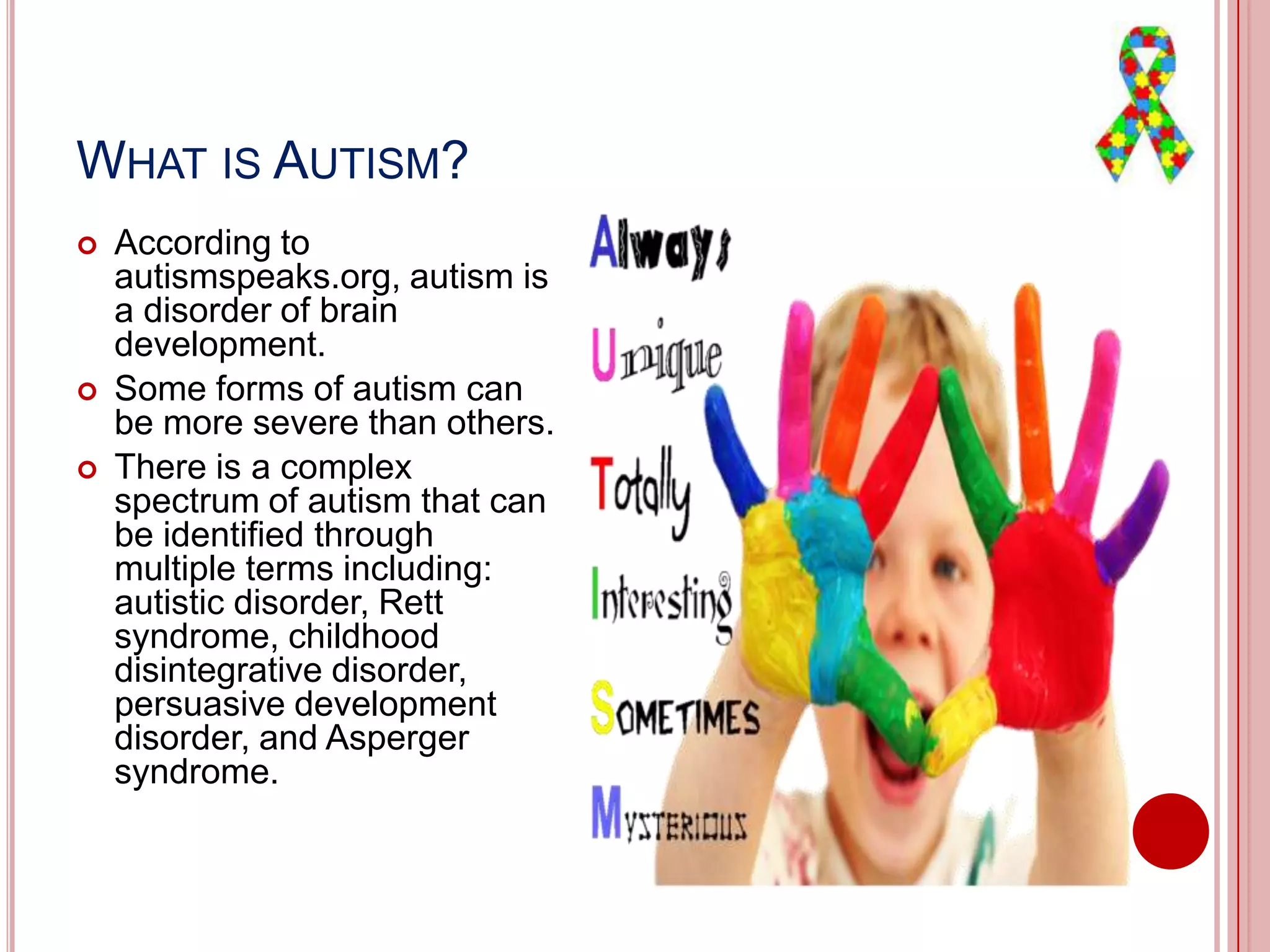 Autism pp | PPTX