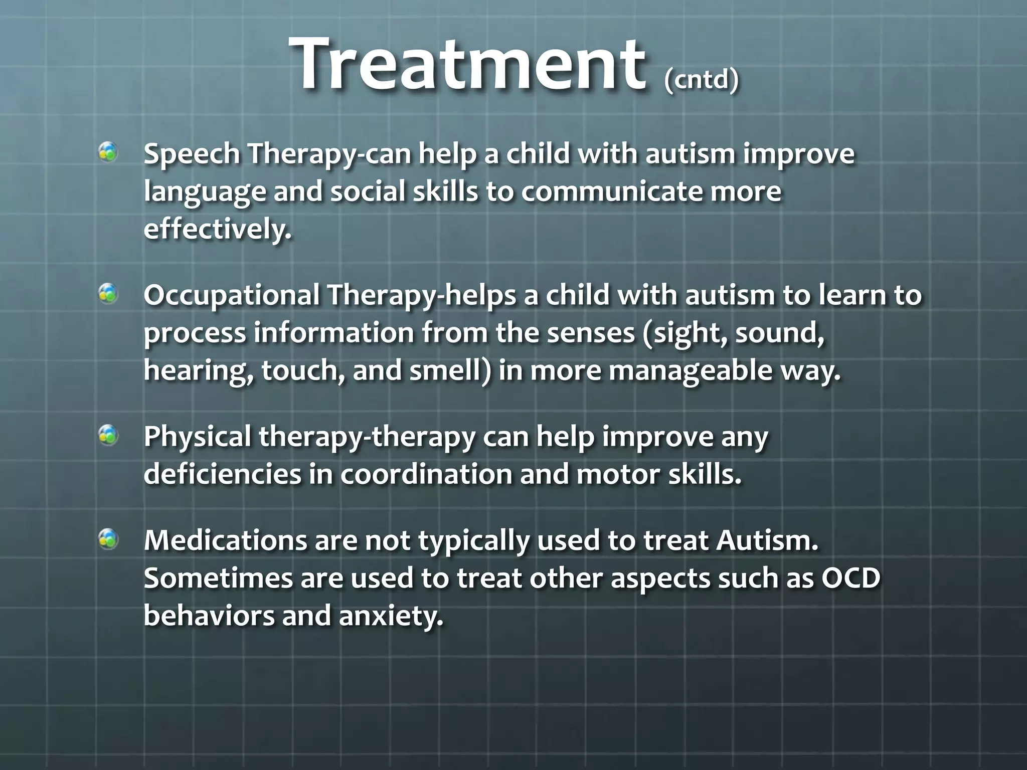 Autism presentation | PPTX | Brain and Nervous System Disorders ...