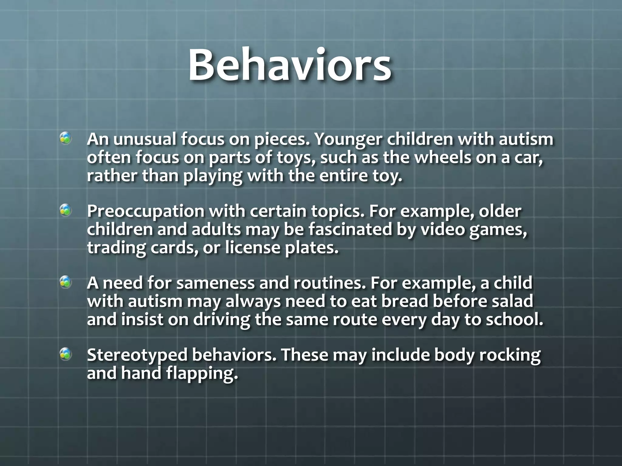 Autism presentation | PPTX | Brain and Nervous System Disorders ...