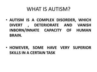 Autism Presentation , MIPSTAR, MALDIVES | PPT