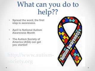 Autism presentation | PPTX