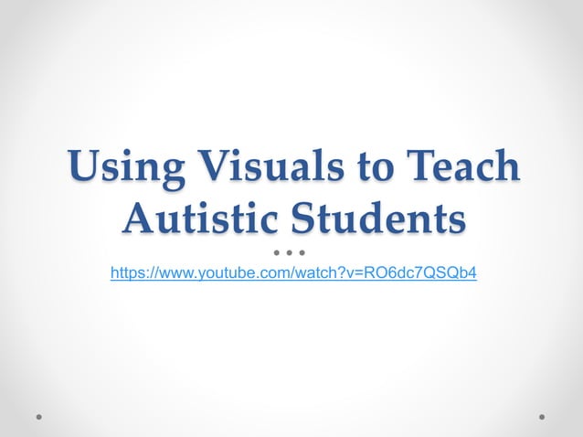 Autism presentation | PPTX