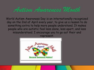 Autism presentation | PPT