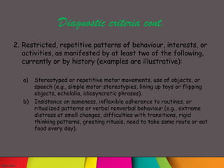 Autism presentation | PPT