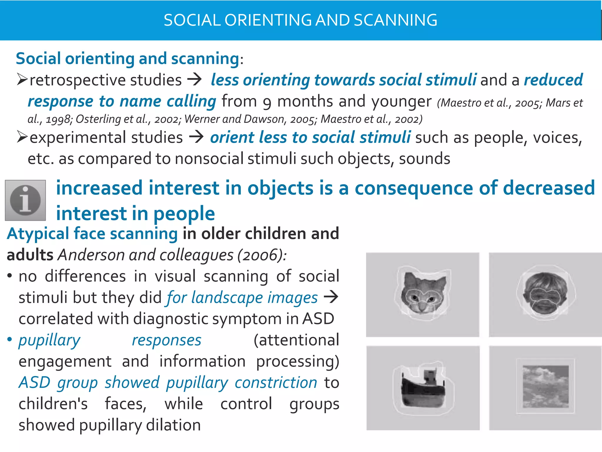 Infancy and autism: Progress, prospects, and challenges | PPT