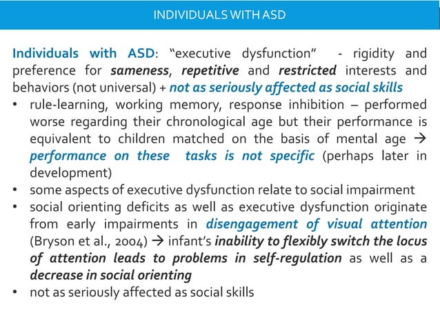 Infancy and autism: Progress, prospects, and challenges | PPT