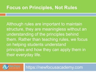 Autism School - New Focus Academy | PPTX | Special Education | Education