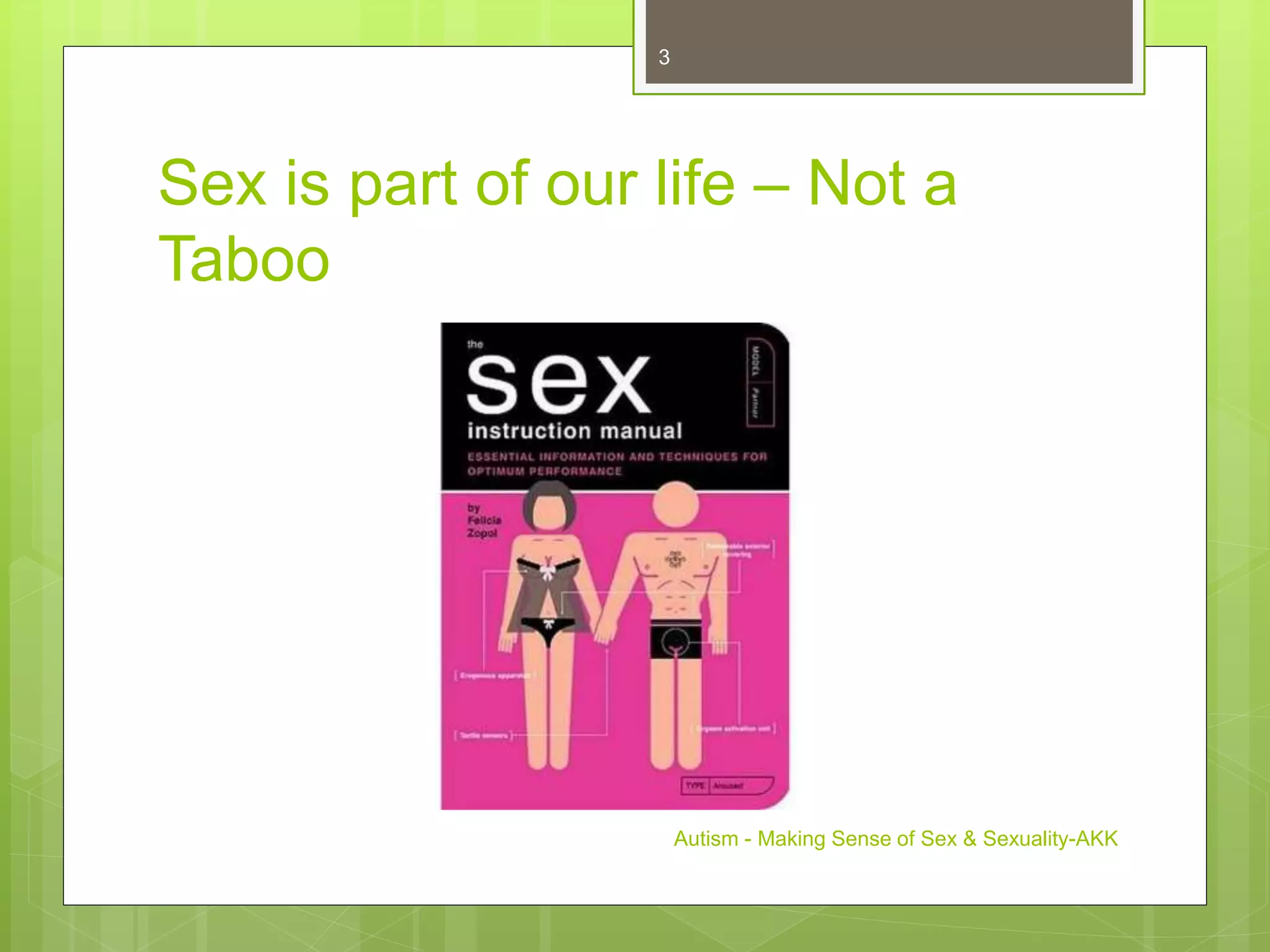 Autism And Sexuality Pptx