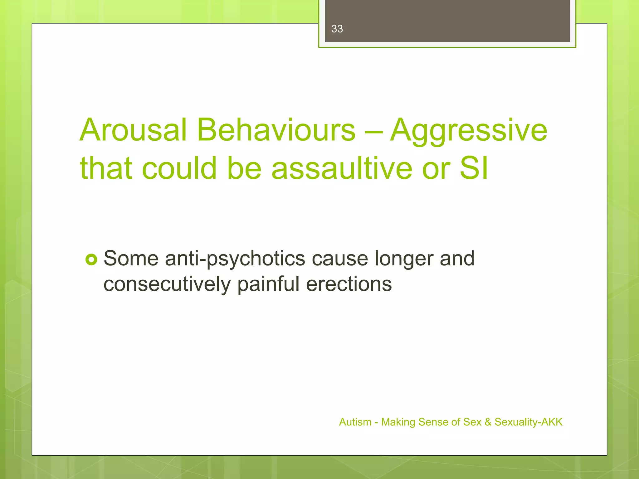 Autism And Sexuality Ppt