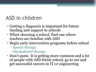 Autism spectrum disorder | PPT