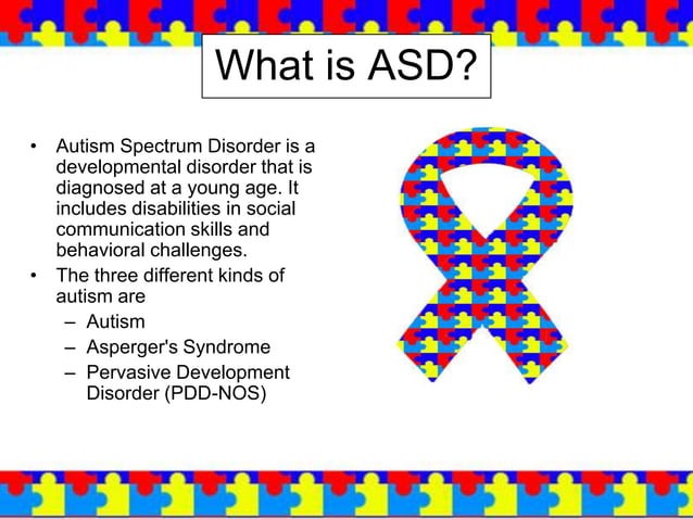 Autism spectrum disorder | PPT