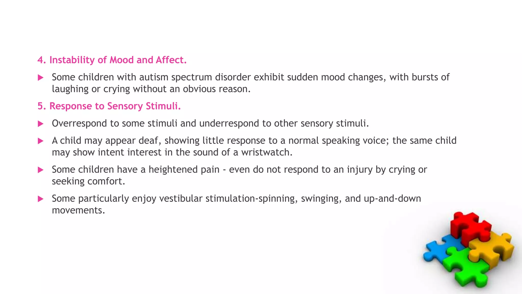Autism spectrum disorder | PPTX
