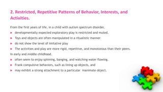 Autism spectrum disorder | PPTX