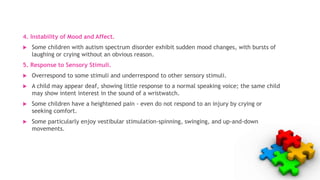 Autism spectrum disorder | PPTX