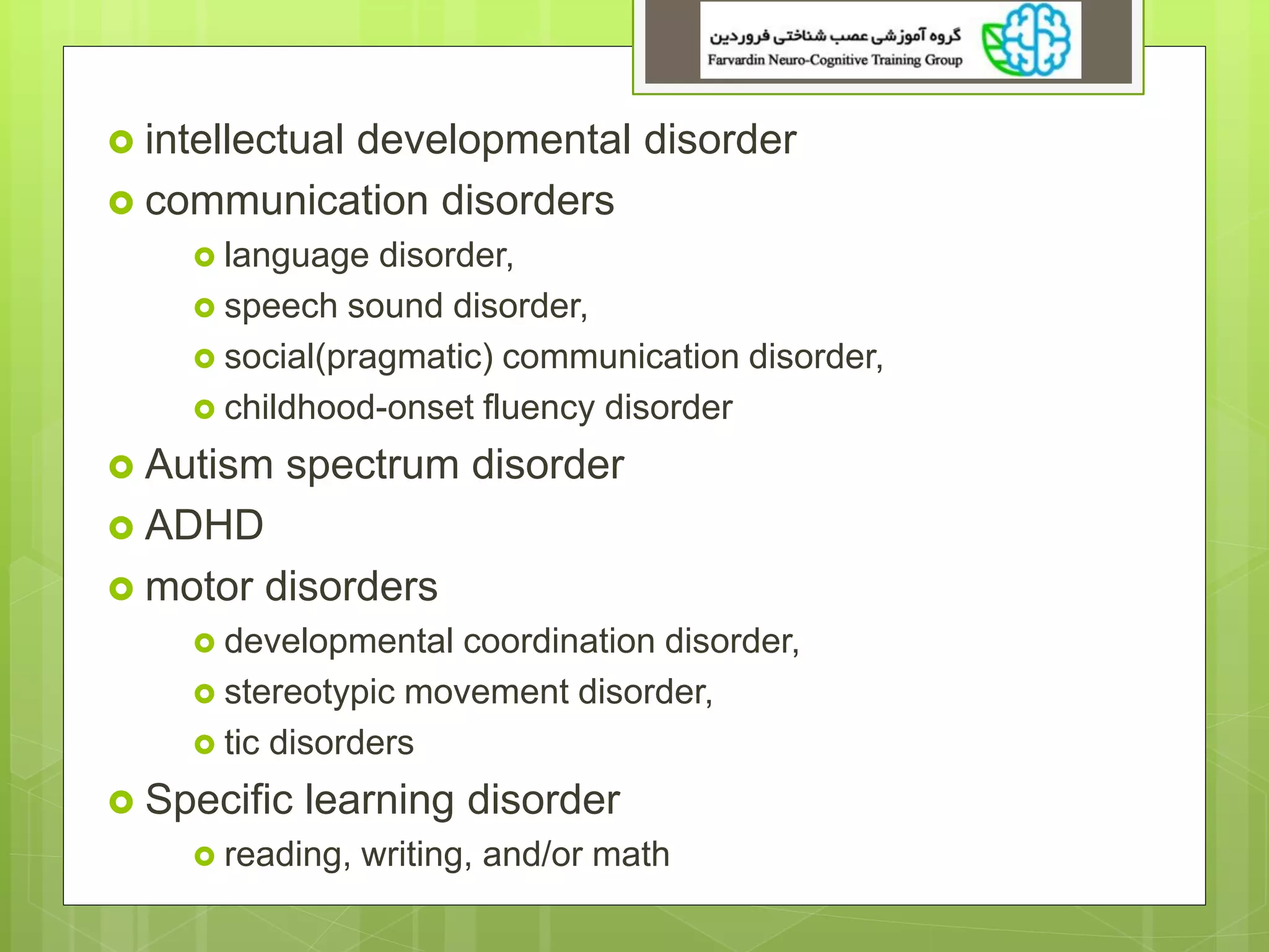 Autism spectrum disorder: definitions and theories | PDF