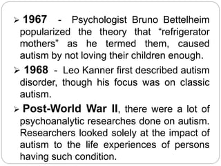 Autism spectrum disorder | PPTX