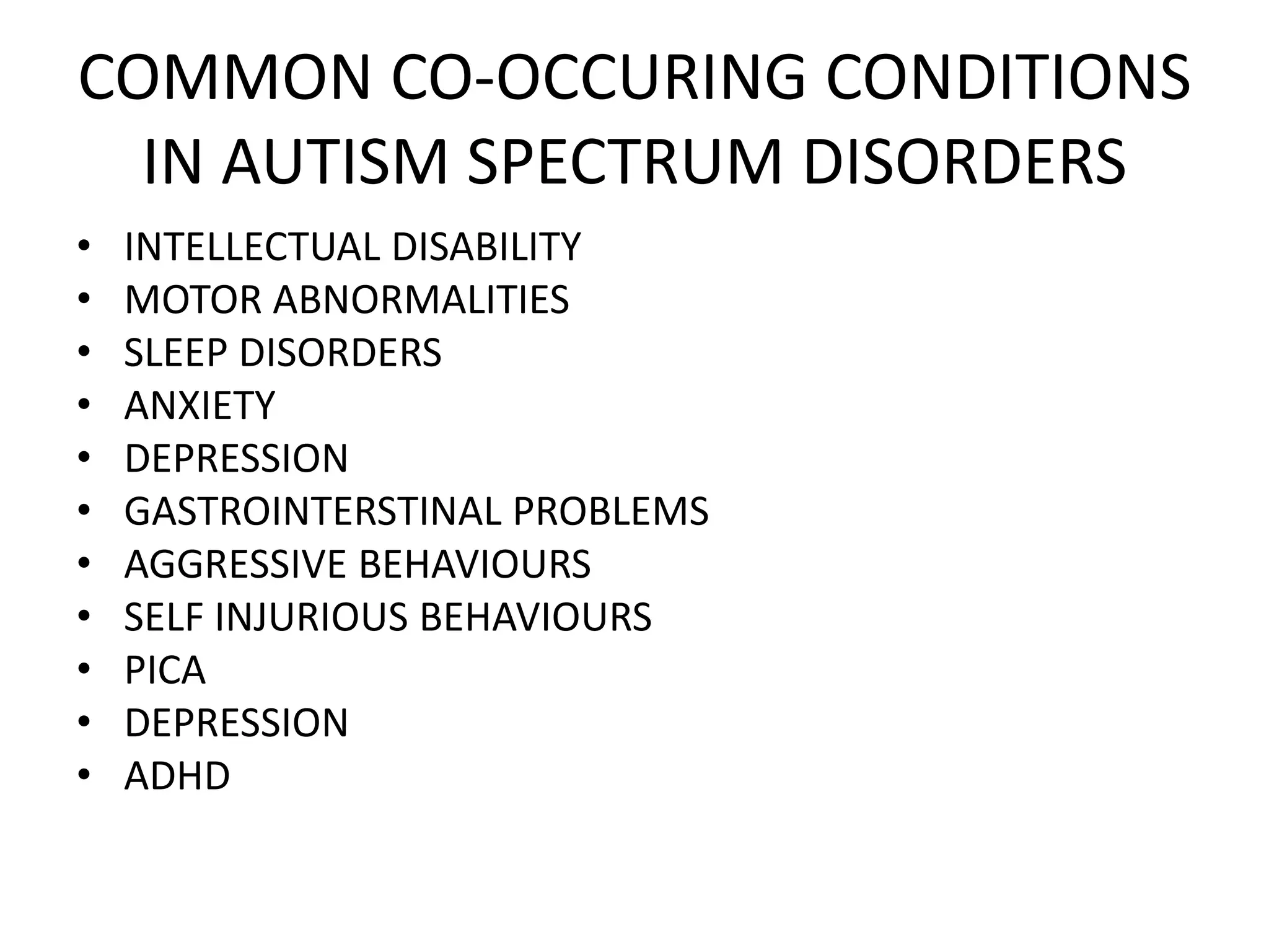 Autism spectrum disorder | PPTX