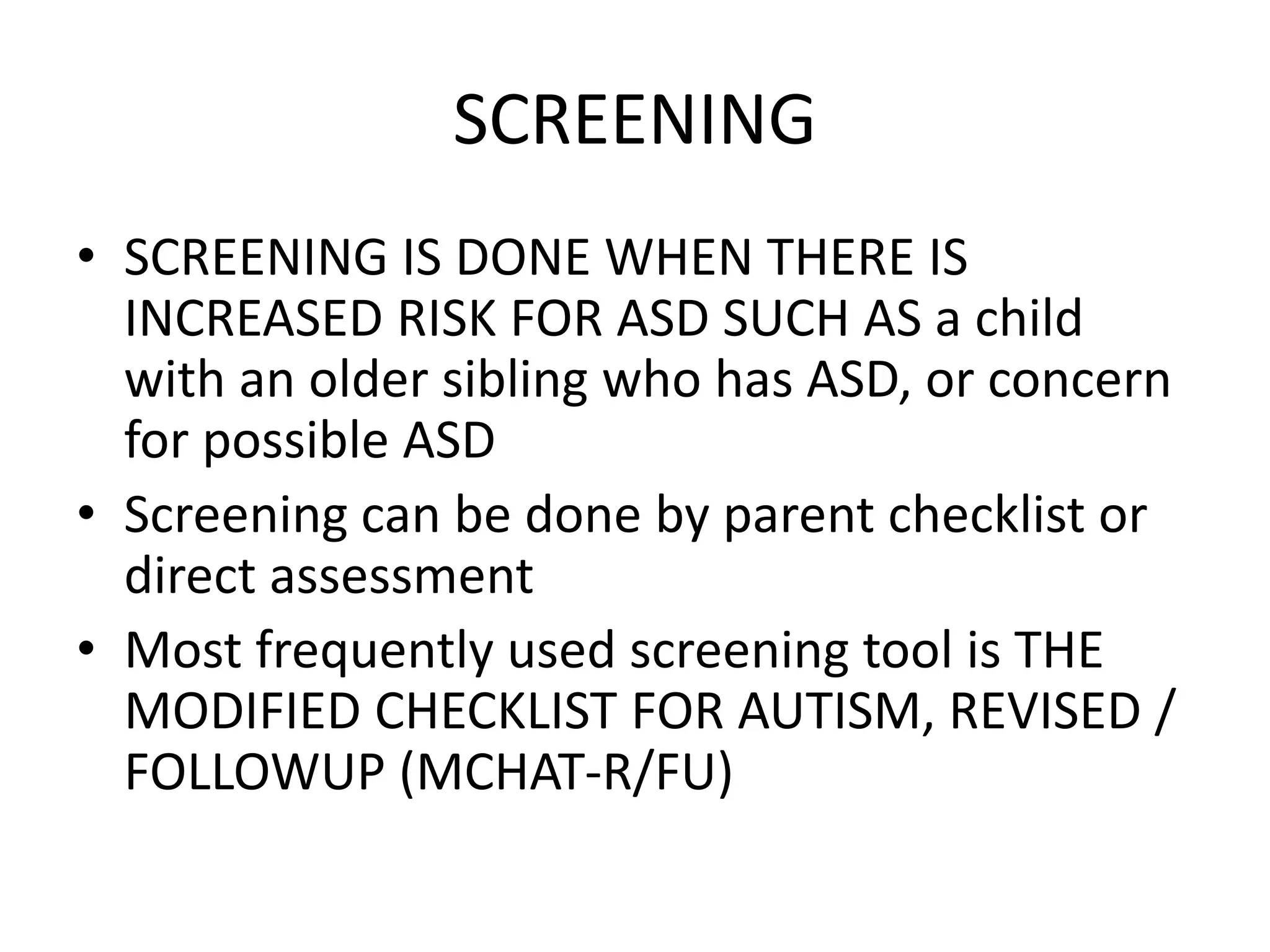 Autism spectrum disorder | PPTX