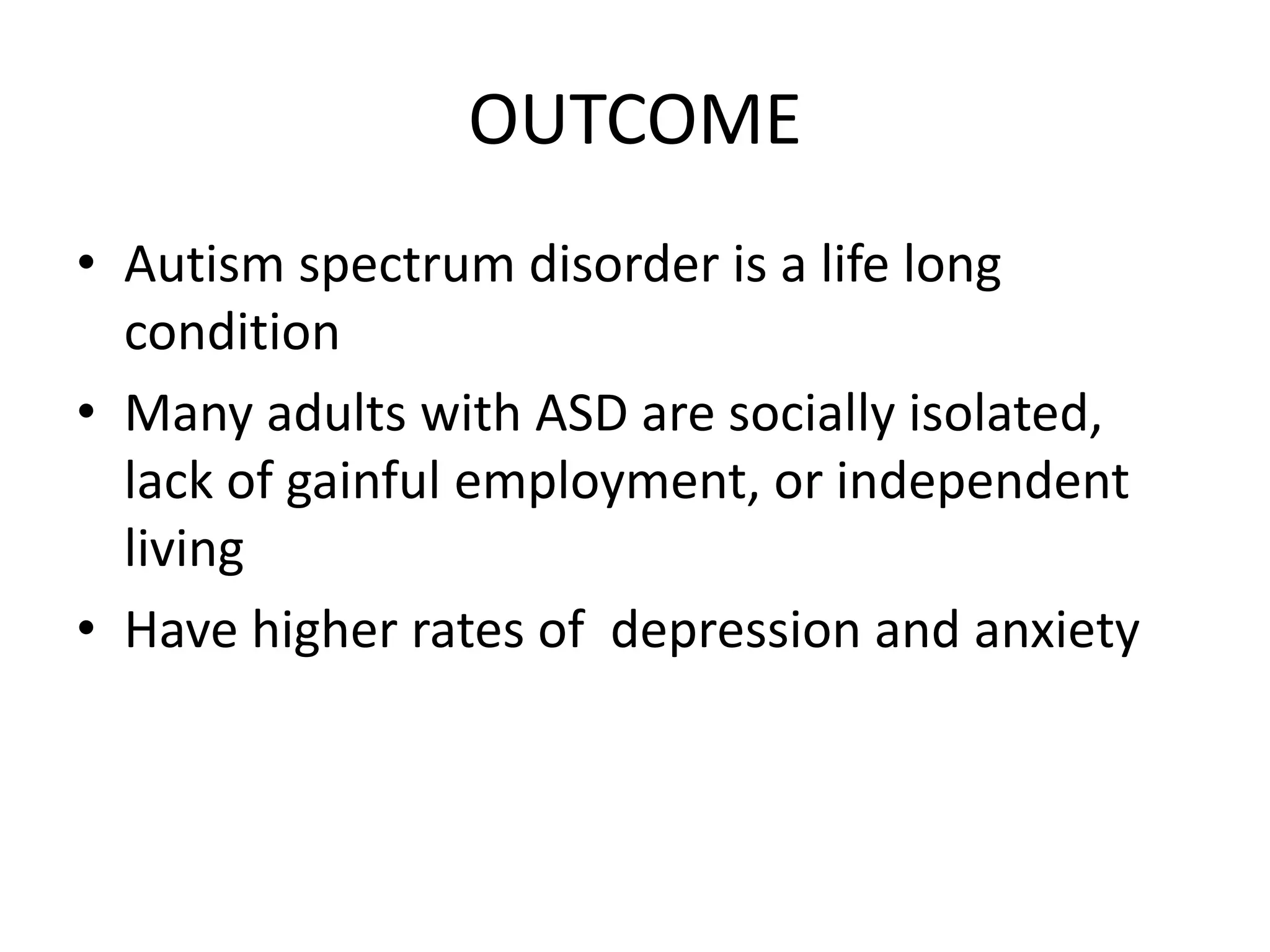 Autism spectrum disorder | PPT