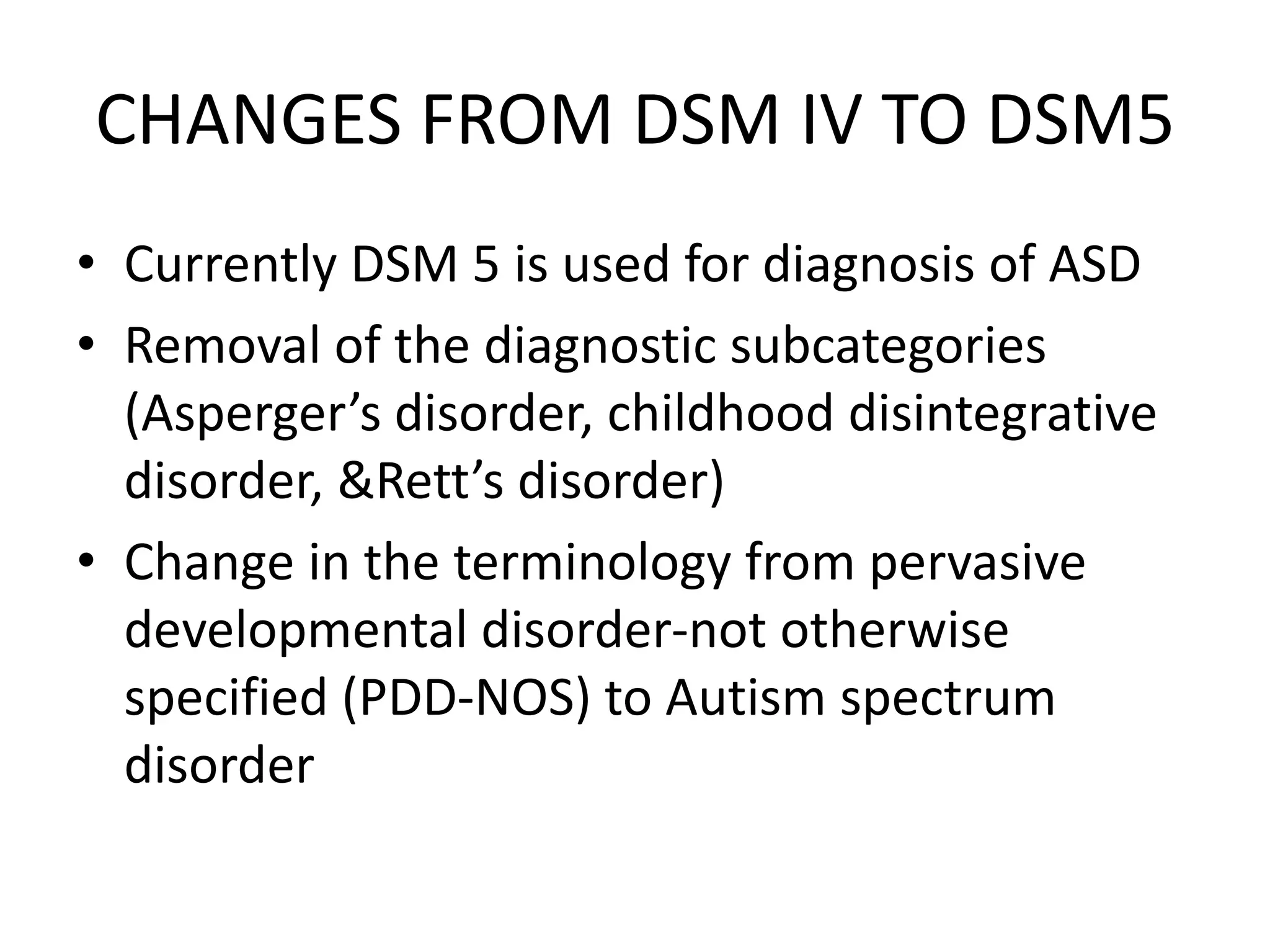 Autism spectrum disorder | PPTX