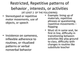 Autism spectrum disorder | PPT