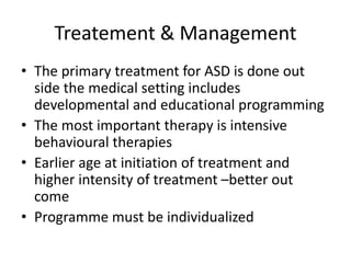 Autism spectrum disorder | PPT