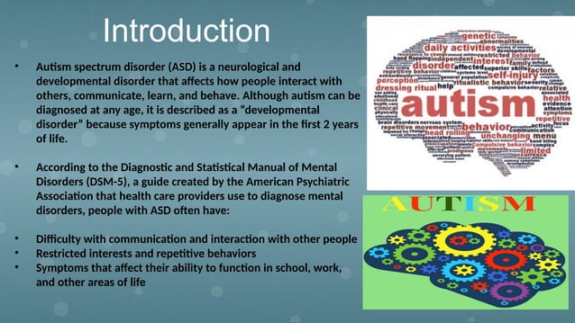 Overview of Autism Spectrum Disorder Detailed | PPT