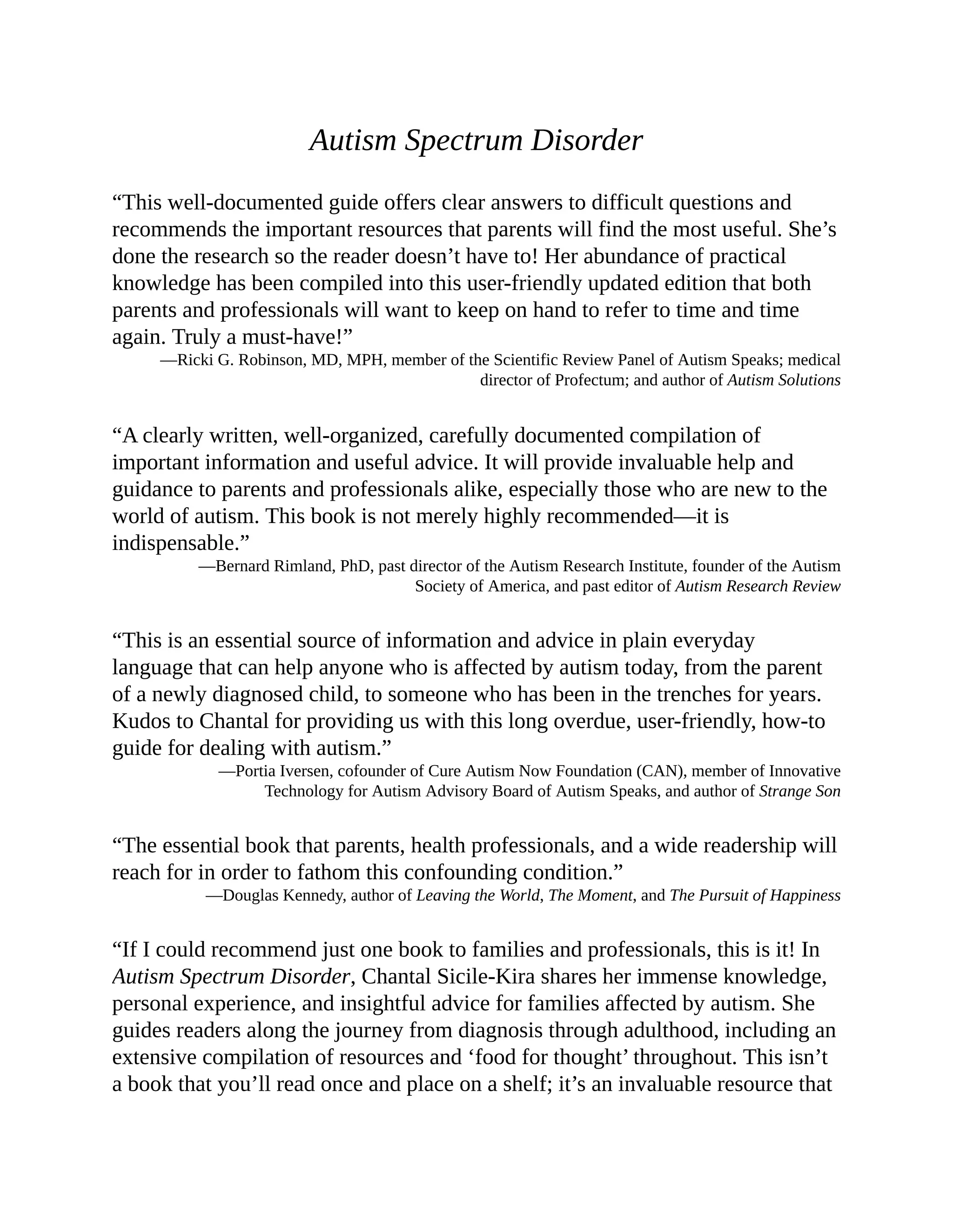 Autism Spectrum Disorder- The Complete Guide to Understanding Autism ...