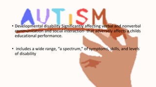 Autism spectrum disorder | PPT