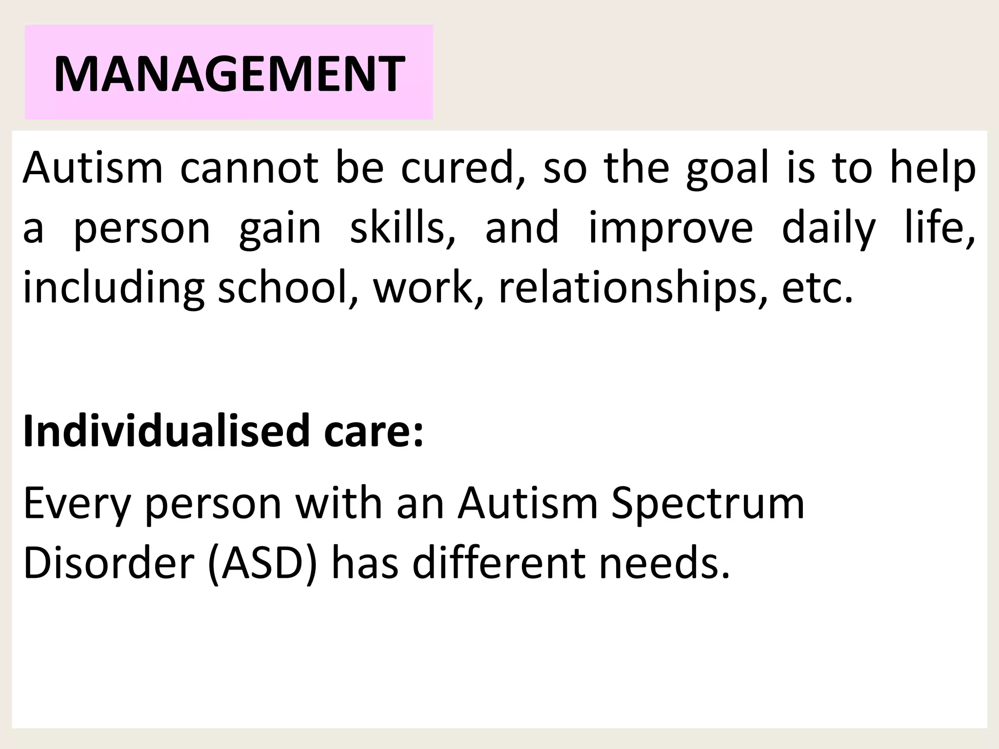 Autism spectrum disorder (ASD) | PDF