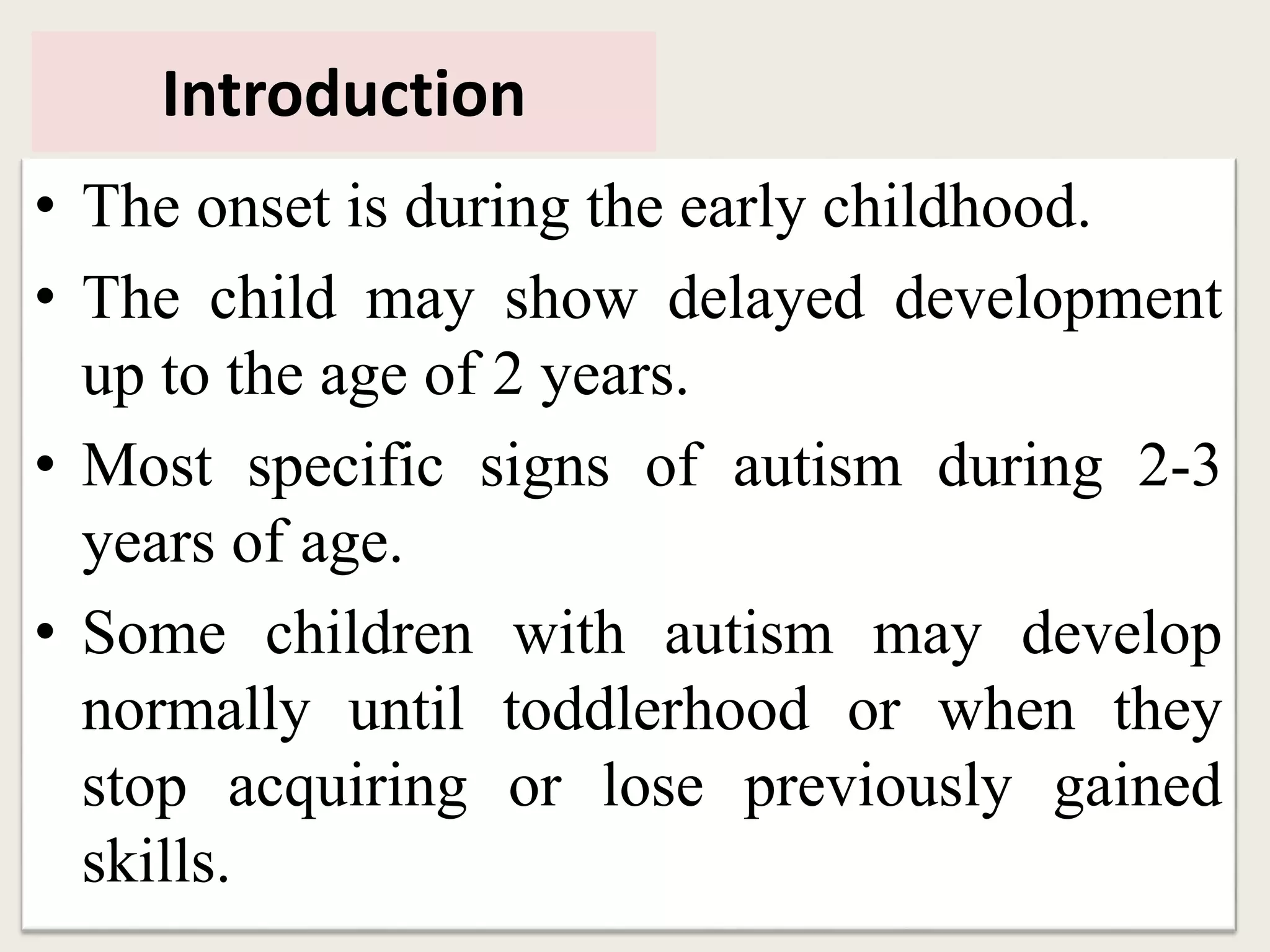 Autism spectrum disorder (ASD) | PDF