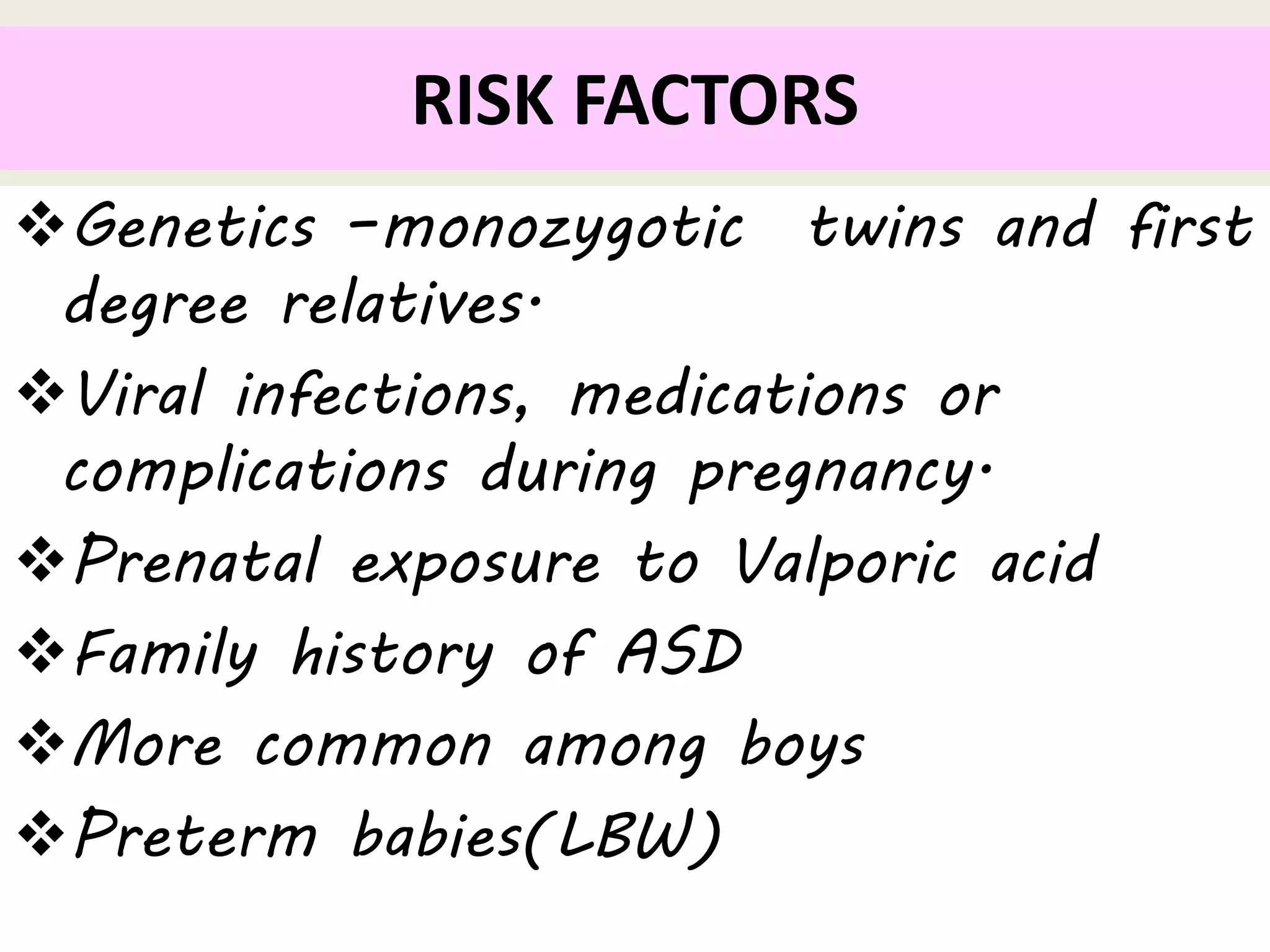Autism spectrum disorder (ASD) | PDF