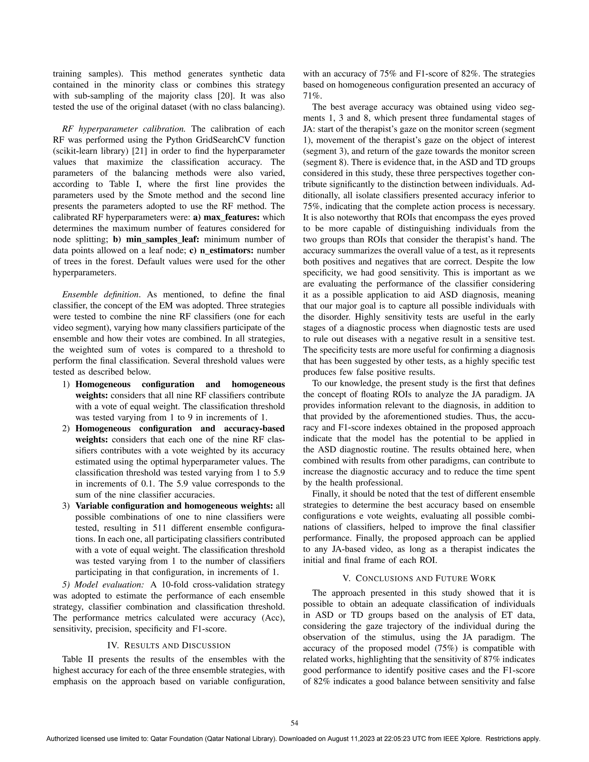 Autism Spectrum Disorder diagnosis based on trajectories of eye ...