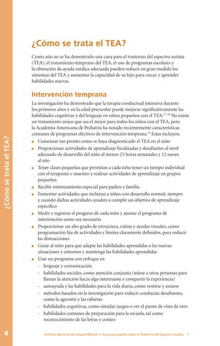 Guía para padres sobre el Trastorno del Espectro Autista | PDF