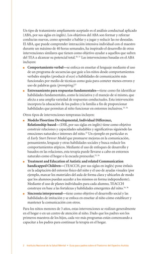 Guía para padres sobre el Trastorno del Espectro Autista | PDF