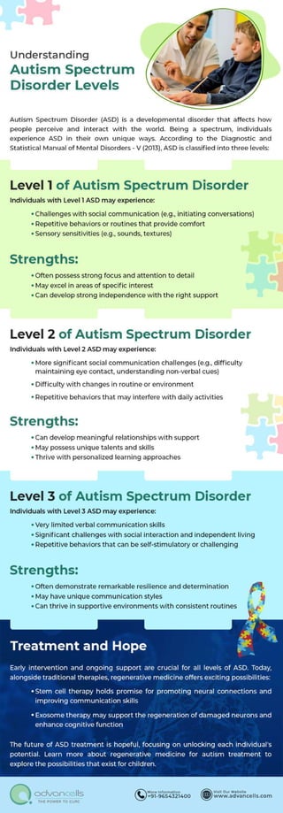 Understanding Autism: Levels, Treatments & Hope | PDF