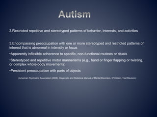 Autism Spectrum Disorders | PPT