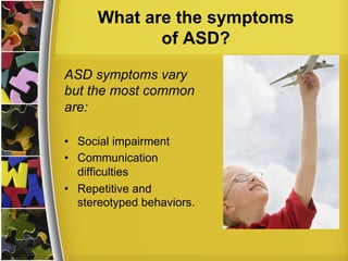 Autism spectrumdisorders | PPT