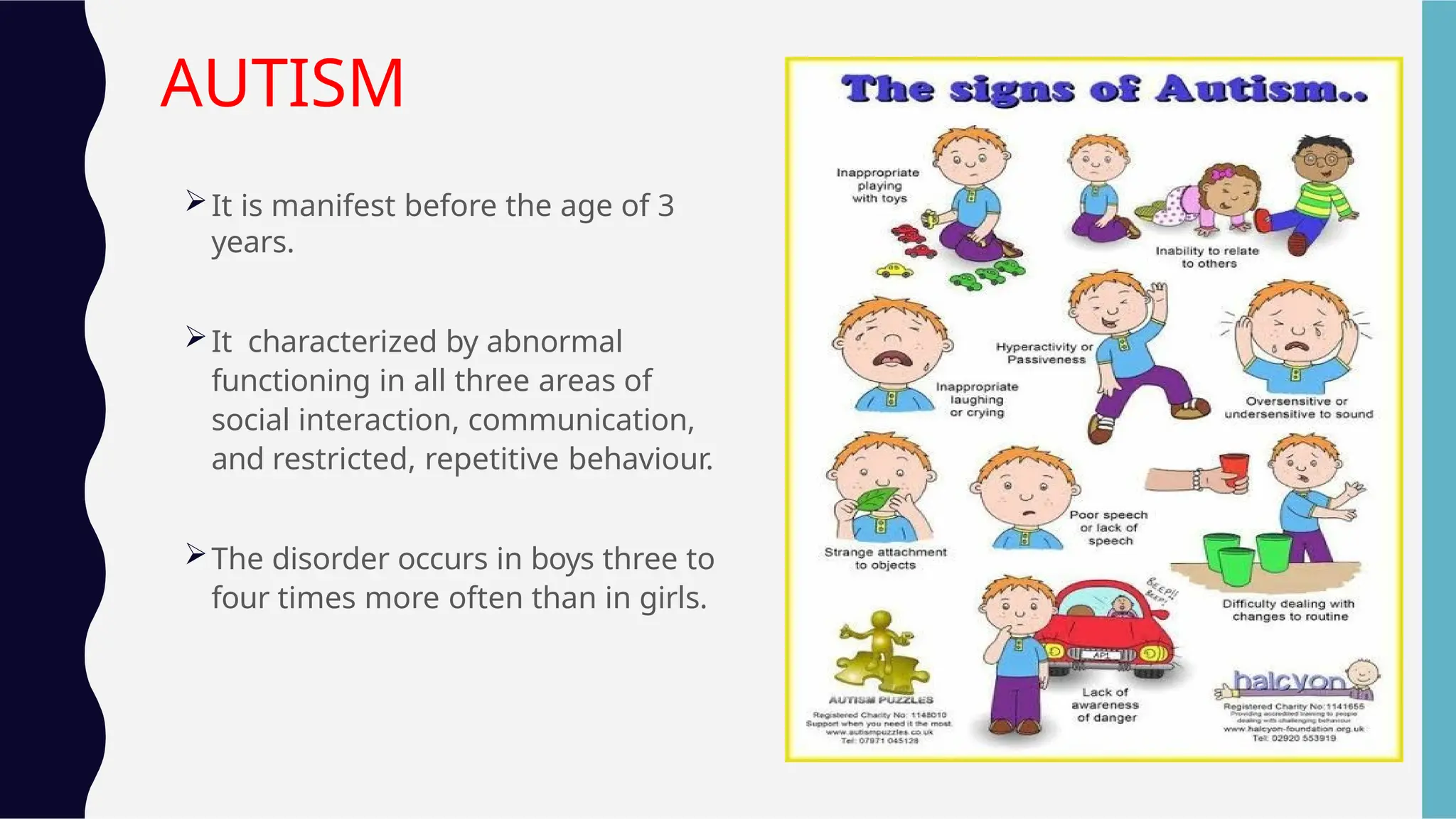 Autism spectrum disorders and other neurodevelopmental disorders | PPTX