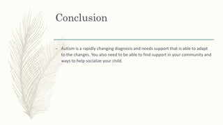 Autism support | PPT