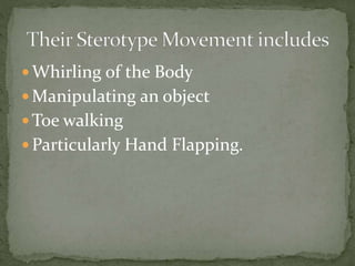 Autistic disorder | PPT