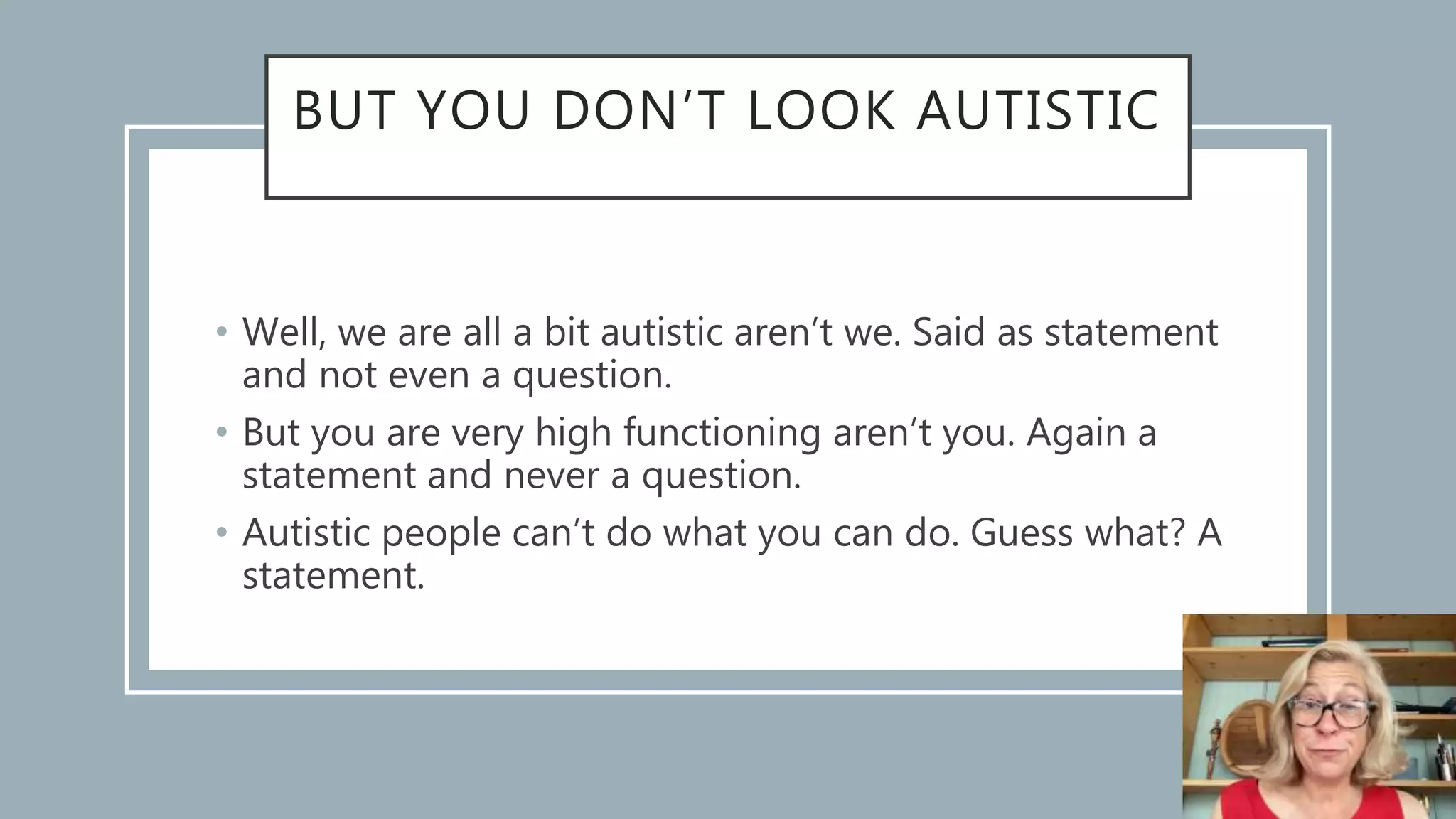 Autism diagnosis and acceptance | PPTX | Brain and Nervous System ...