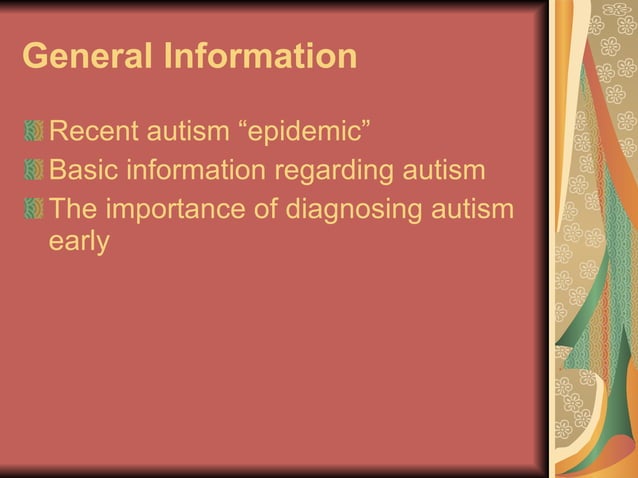 Autistic Children & Teaching | PPT