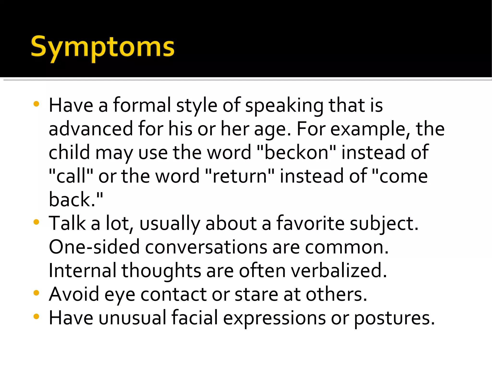 Autistic Disorder | PPT