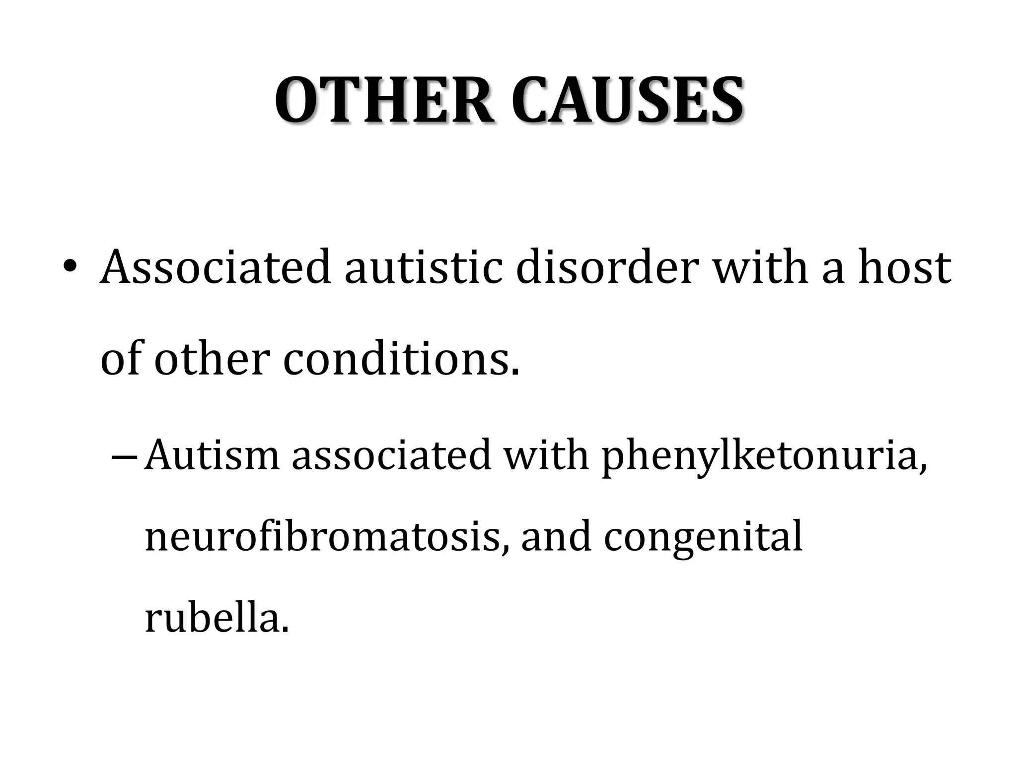 Autistic Spectrum Disorders | PPTX