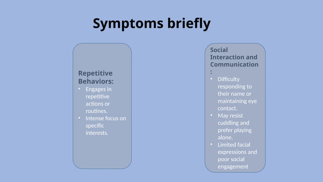 Autistic Spectrum disorder(ASD).powerpoint | PPT