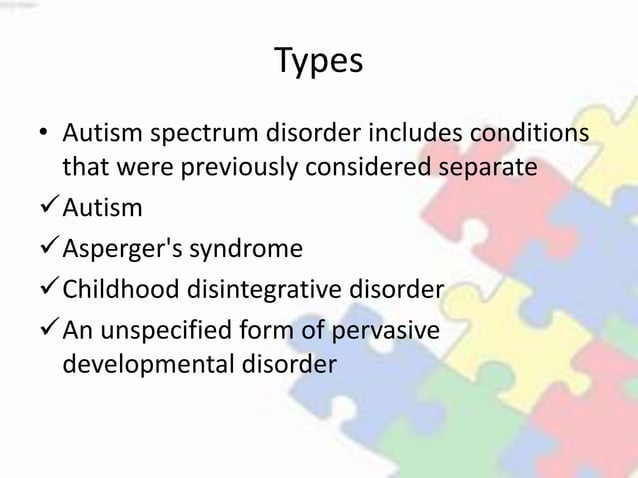 Autistic spectrum disorder | PPSX