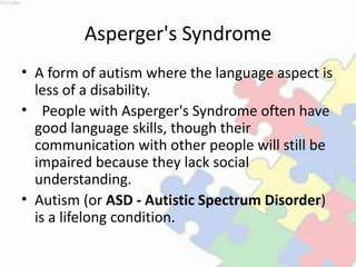 Autistic spectrum disorder | PPSX