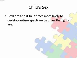 Autistic spectrum disorder | PPSX